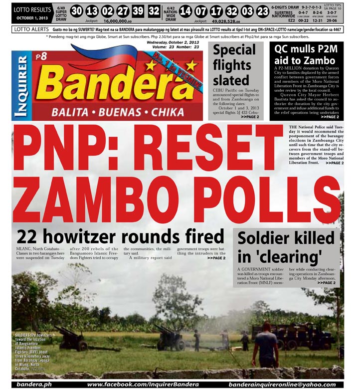 inquirer bandera mindanao edition | Bandera