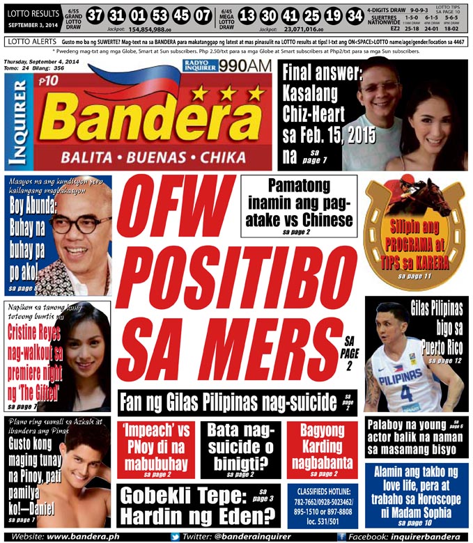inquirer bandera luzon edition | Bandera