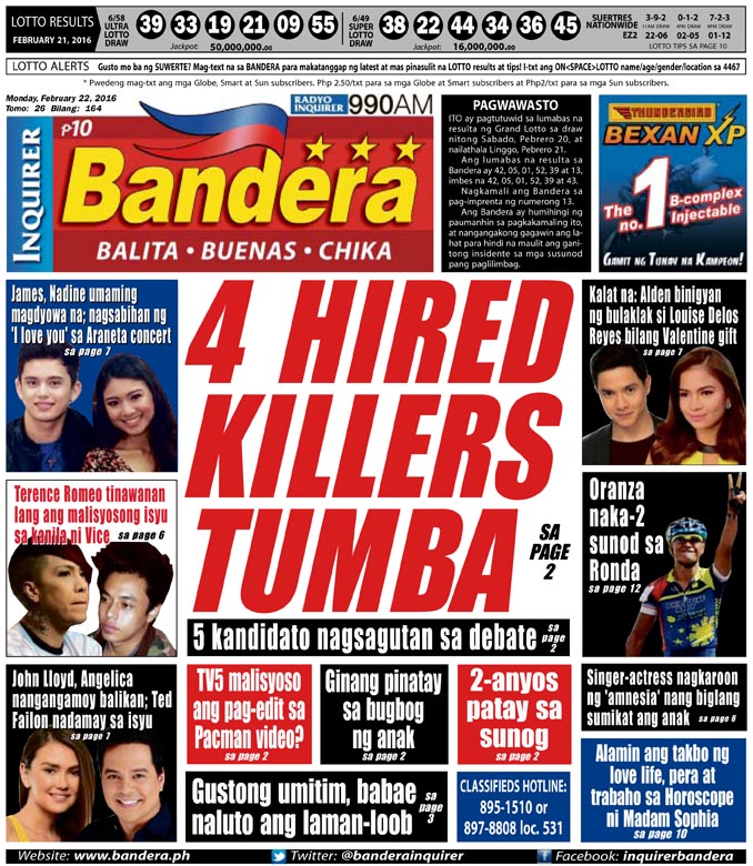 inquirer bandera luzon edition | Bandera