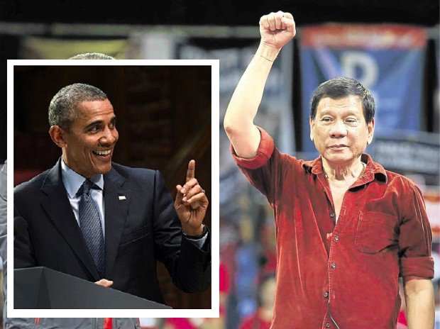 US President Obama binati na si Duterte | Bandera