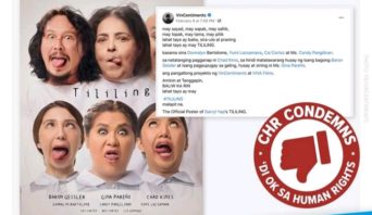 Poster ng 'Tililing' nina Baron at Gina kinondena rin ng CHR: Hindi ito ...