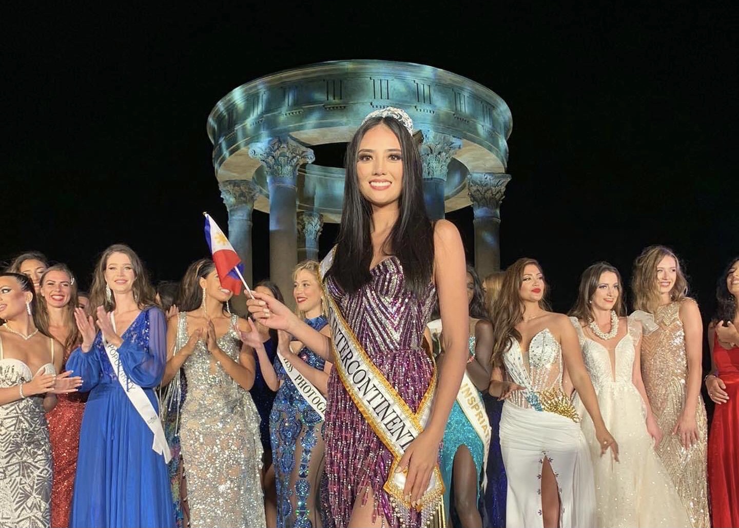 Cindy Obeñita naiuwi ang 2nd Miss Intercontinental crown ng Pilipinas ...