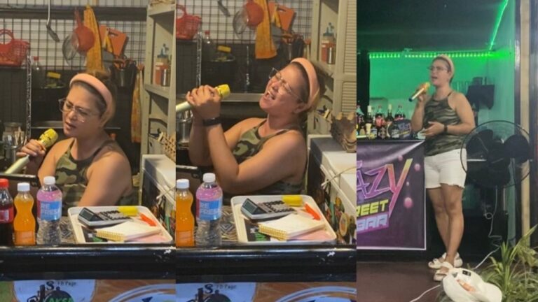 Tindera may hidden talent, mga kumakaing customers napa-wow