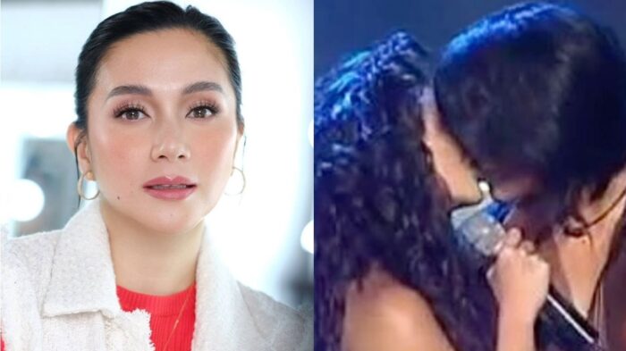 Mariel ibinandera ang 'kissing' video nina Regine, Robin