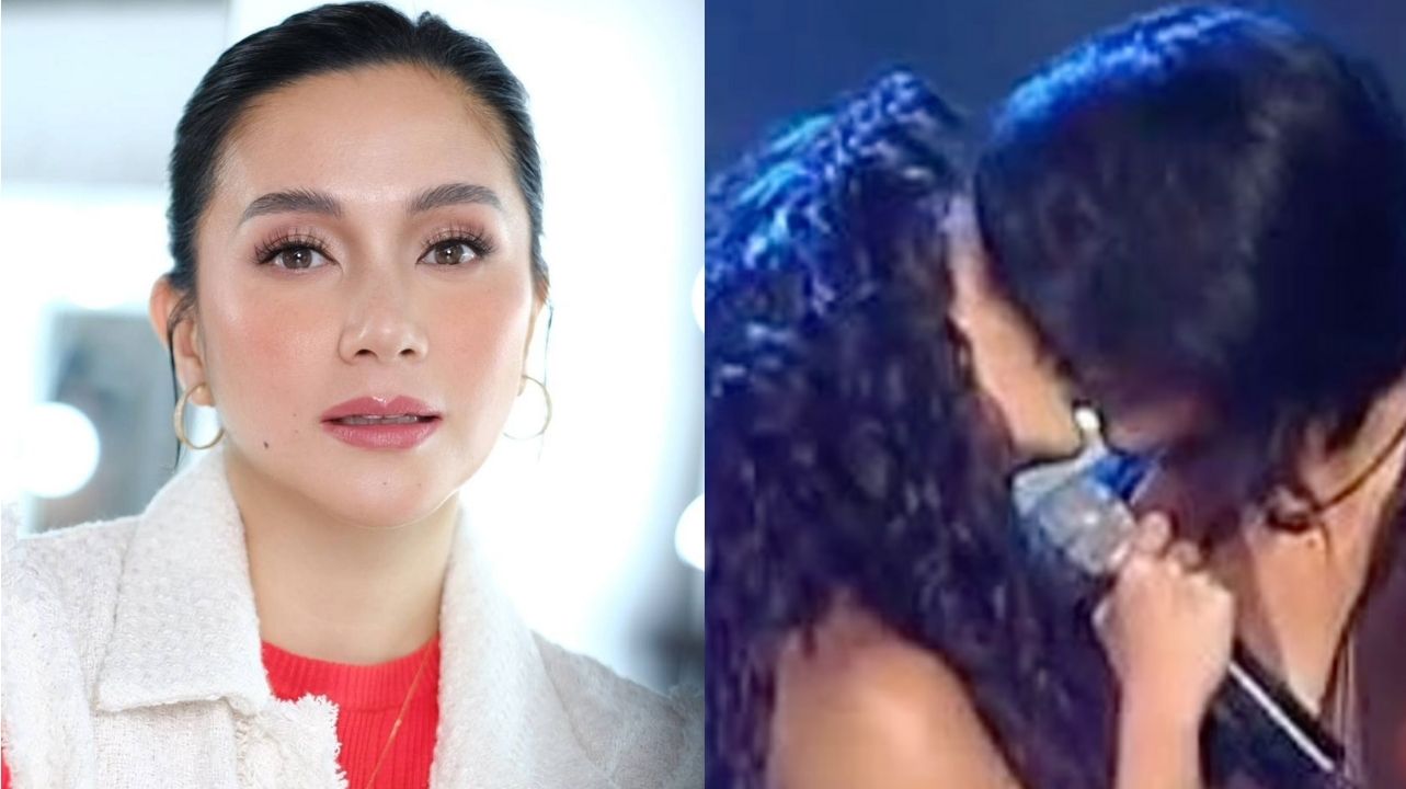 Mariel ibinandera ang 'kissing' video nina Regine, Robin