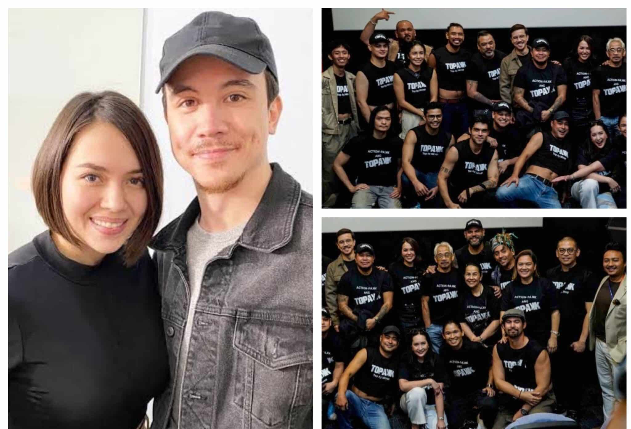 Cast ng MMFF entry na 'Topakk' yakapan, iyakan sa watch party