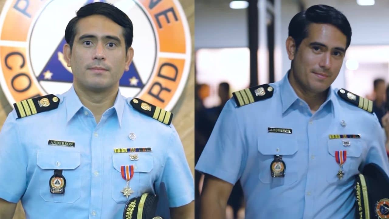 Gerald promoted bilang ‘auxiliary captain’ ng PCG, Julia very proud