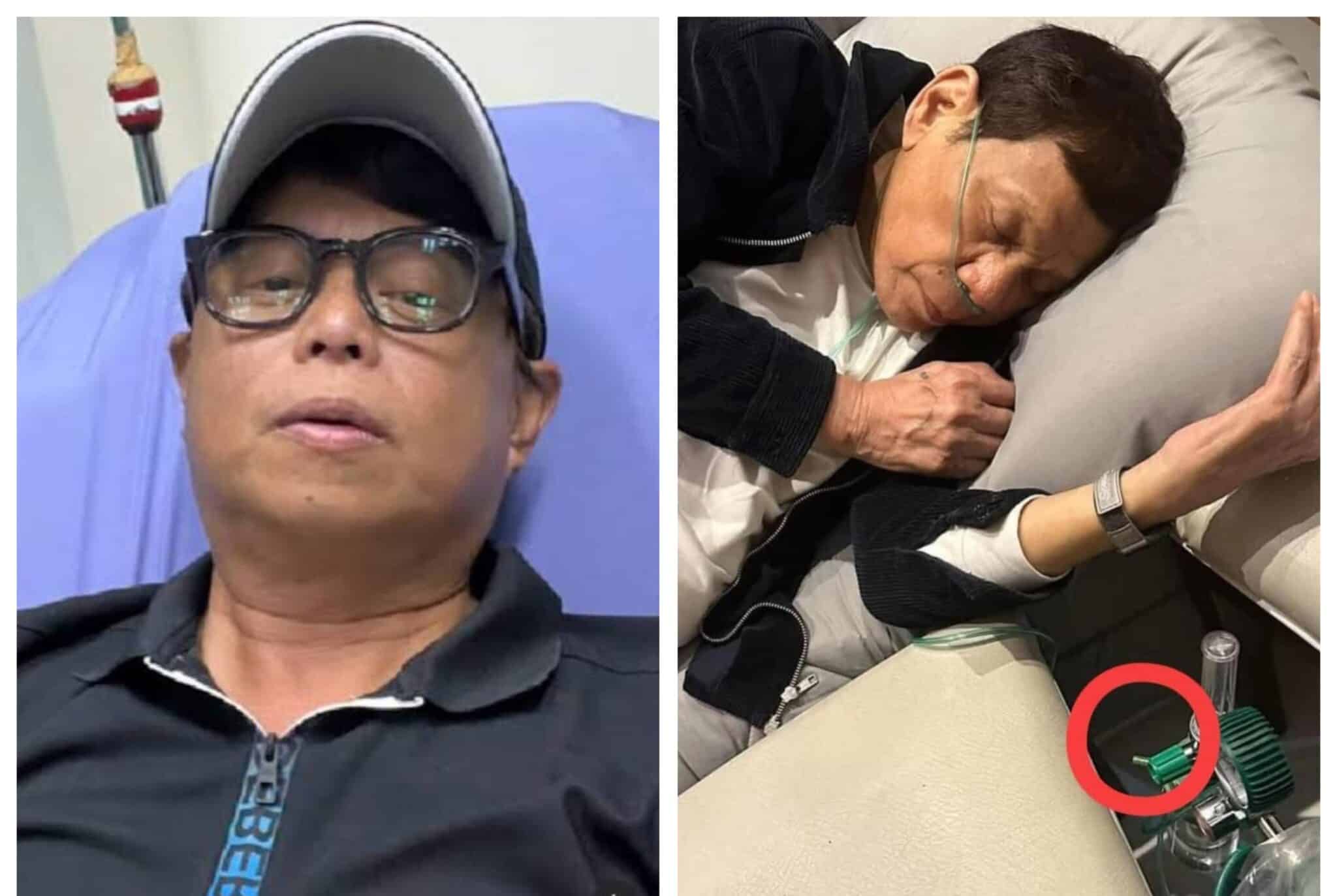 Igan pinuna oxygen tank ni Duterte na hindi nakakabit sa tubo