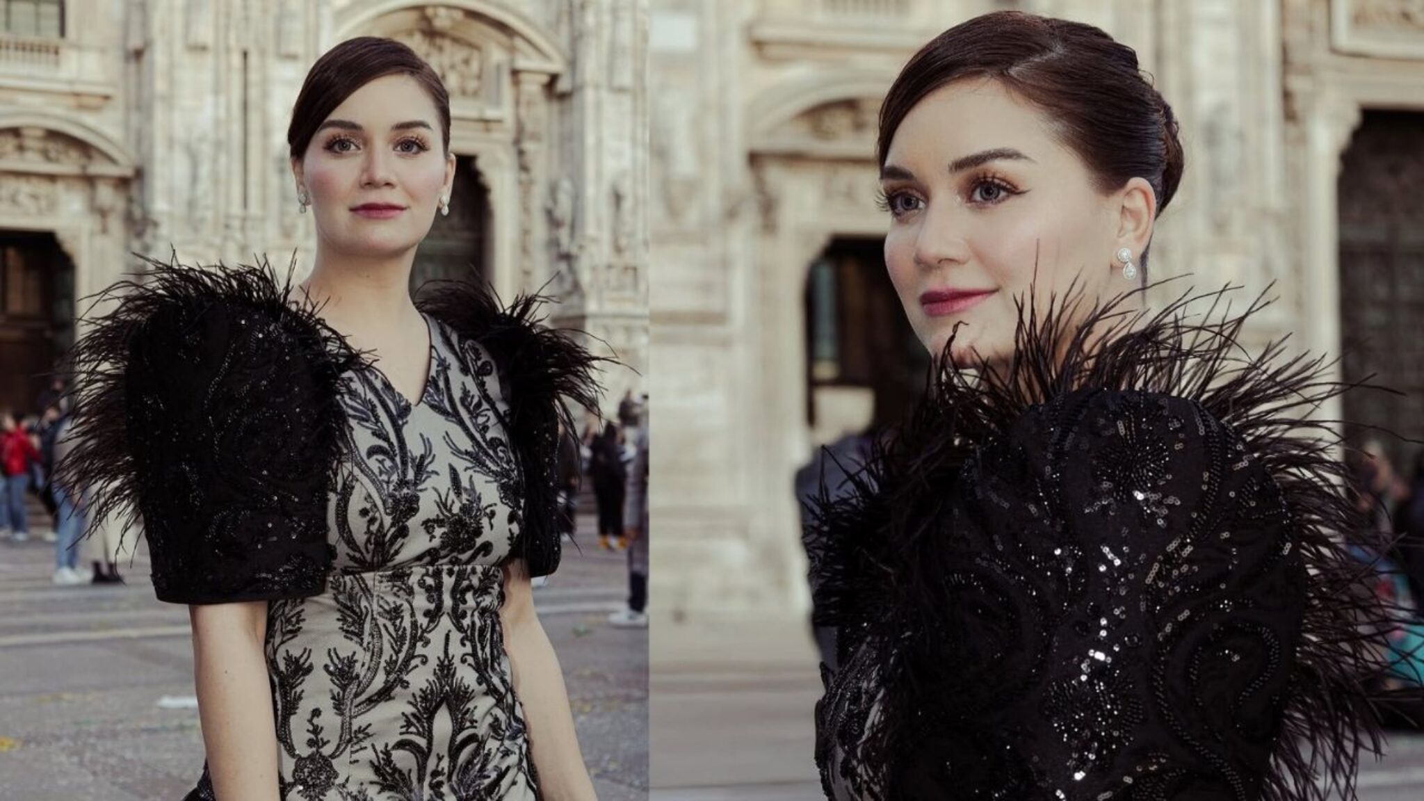 Nadine Samonte rumampa sa Milan Fashion Week