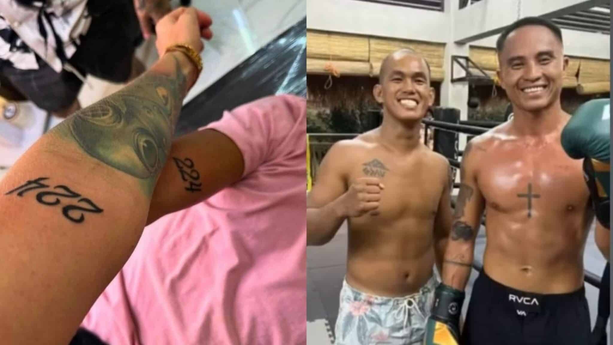 Philmar wala nang ‘224’ tattoo, pinatungan ng bagong design