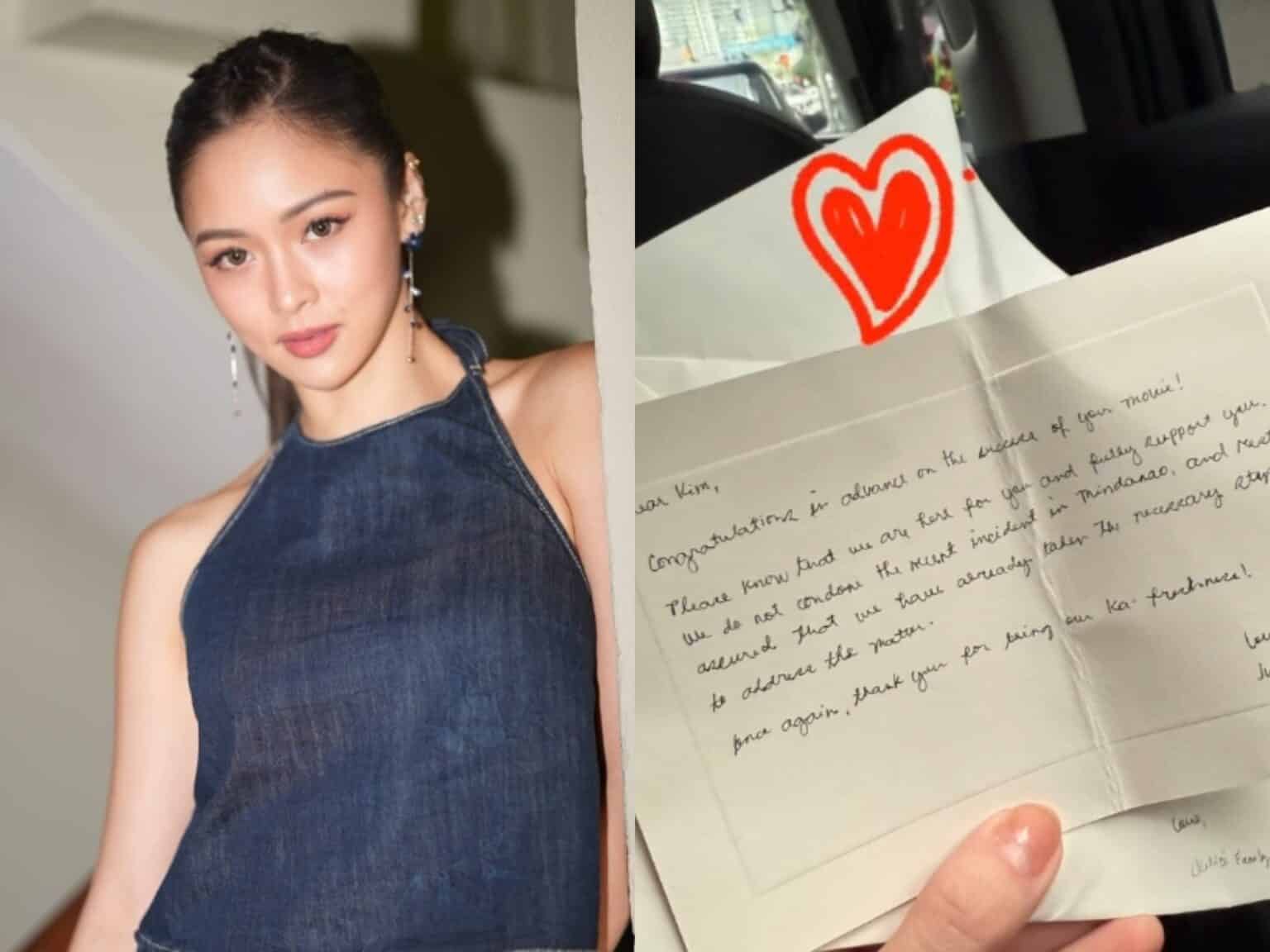 Kim Chiu nakatanggap ng flowers, letter mula sa local bakeshop