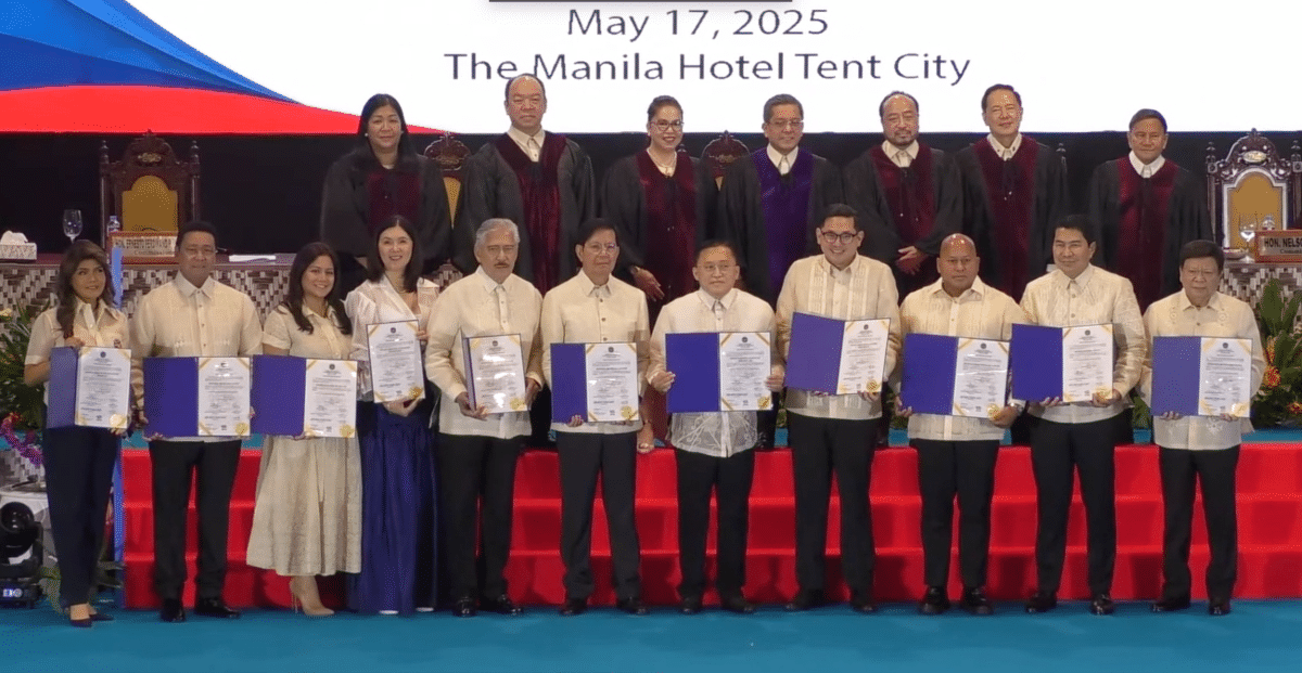 Comelec ipinroklama na ang 'Magic 12' winning senators