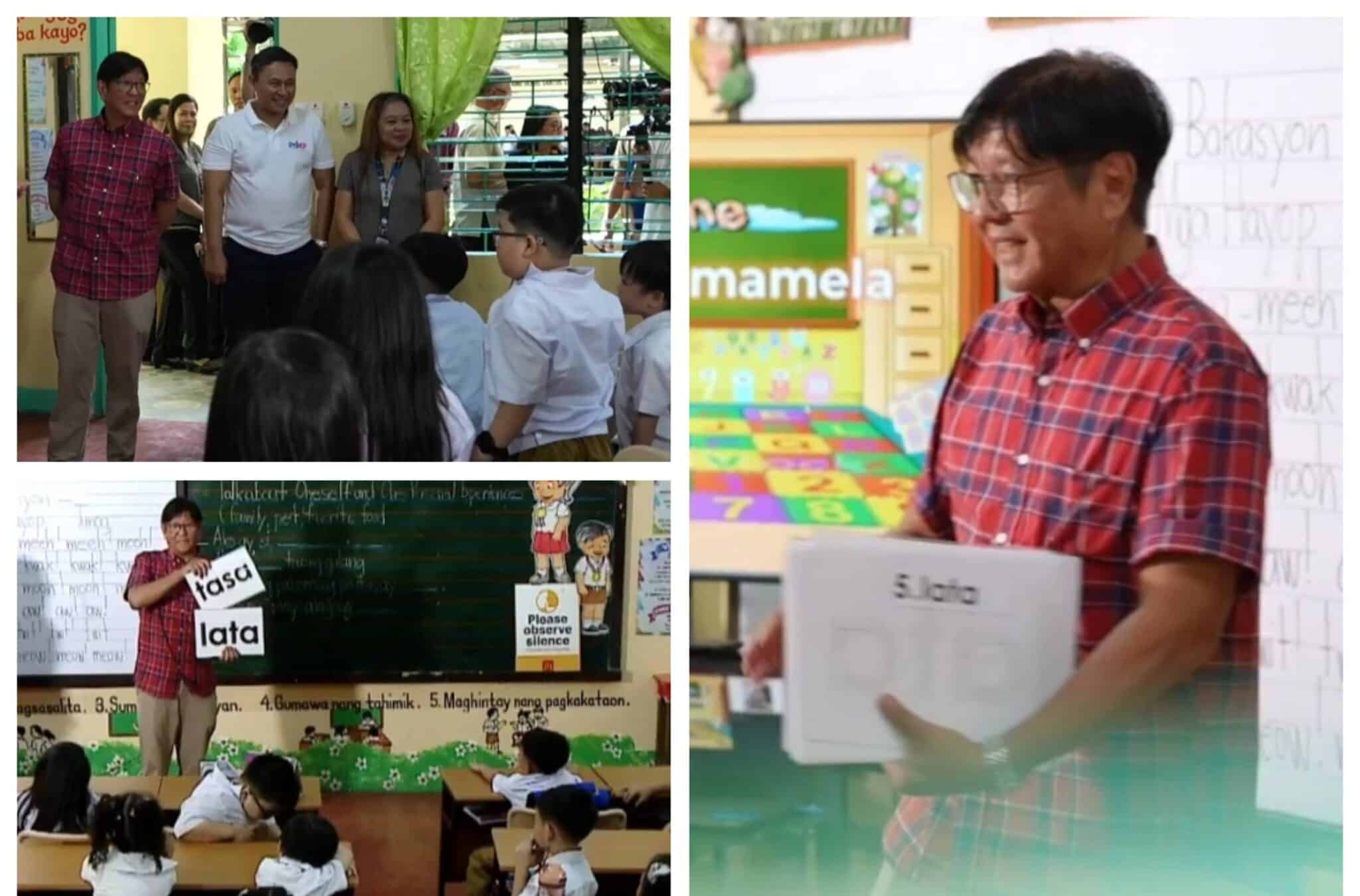 PBBM sinubok galing ng batang Pinoy sa pagbabasa ng Tagalog