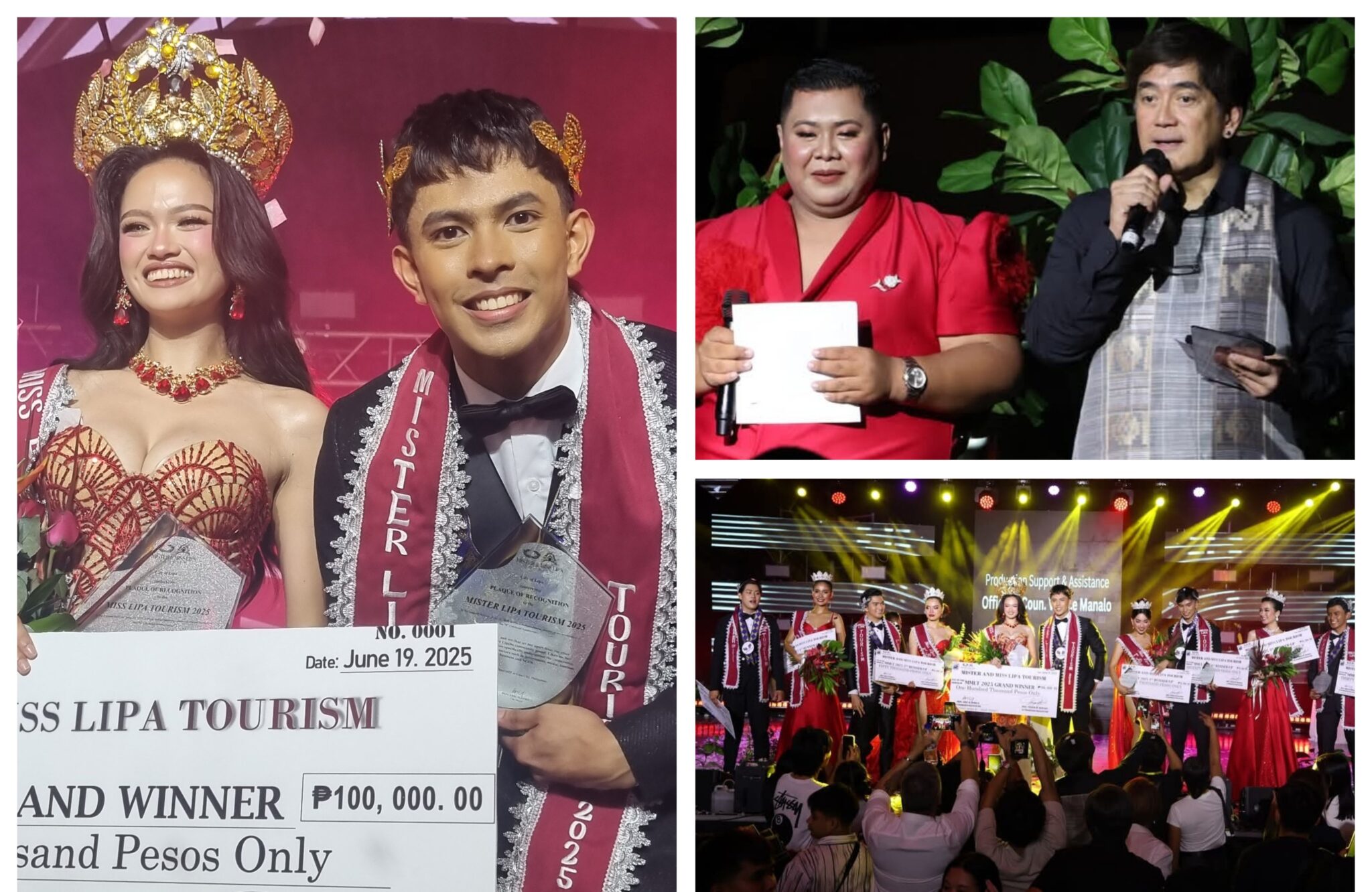 Kurt Aguilar, Anne Chavez waging Mr. & Ms. Lipa Tourism 2025