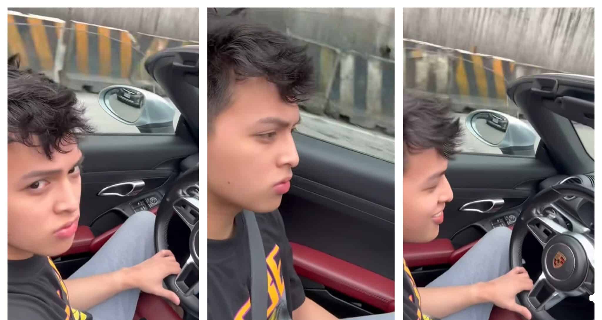 Josh Mojica nag-vlog habang nagmamaneho, kinastigo ng LTO