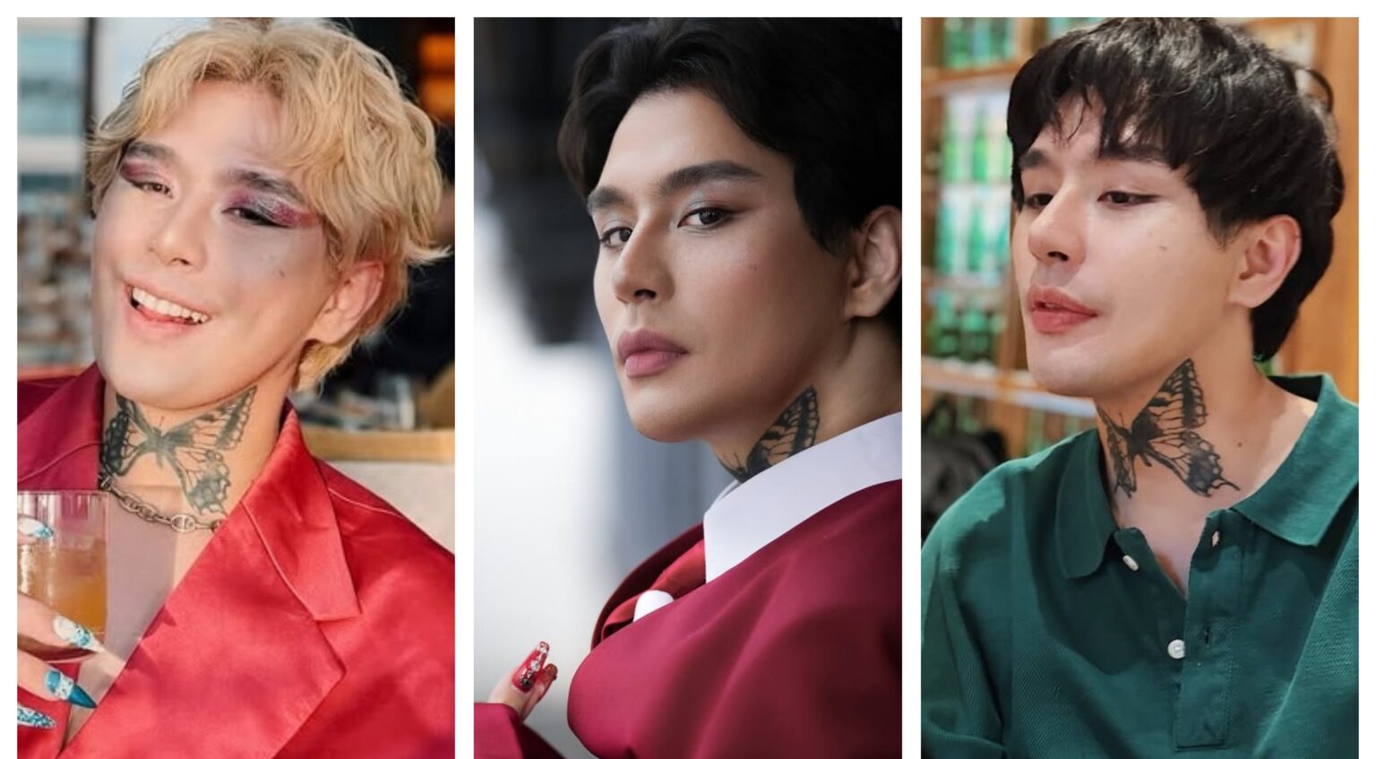 Fifth Solomon nilait retokadong face, fashion style; magdedemanda