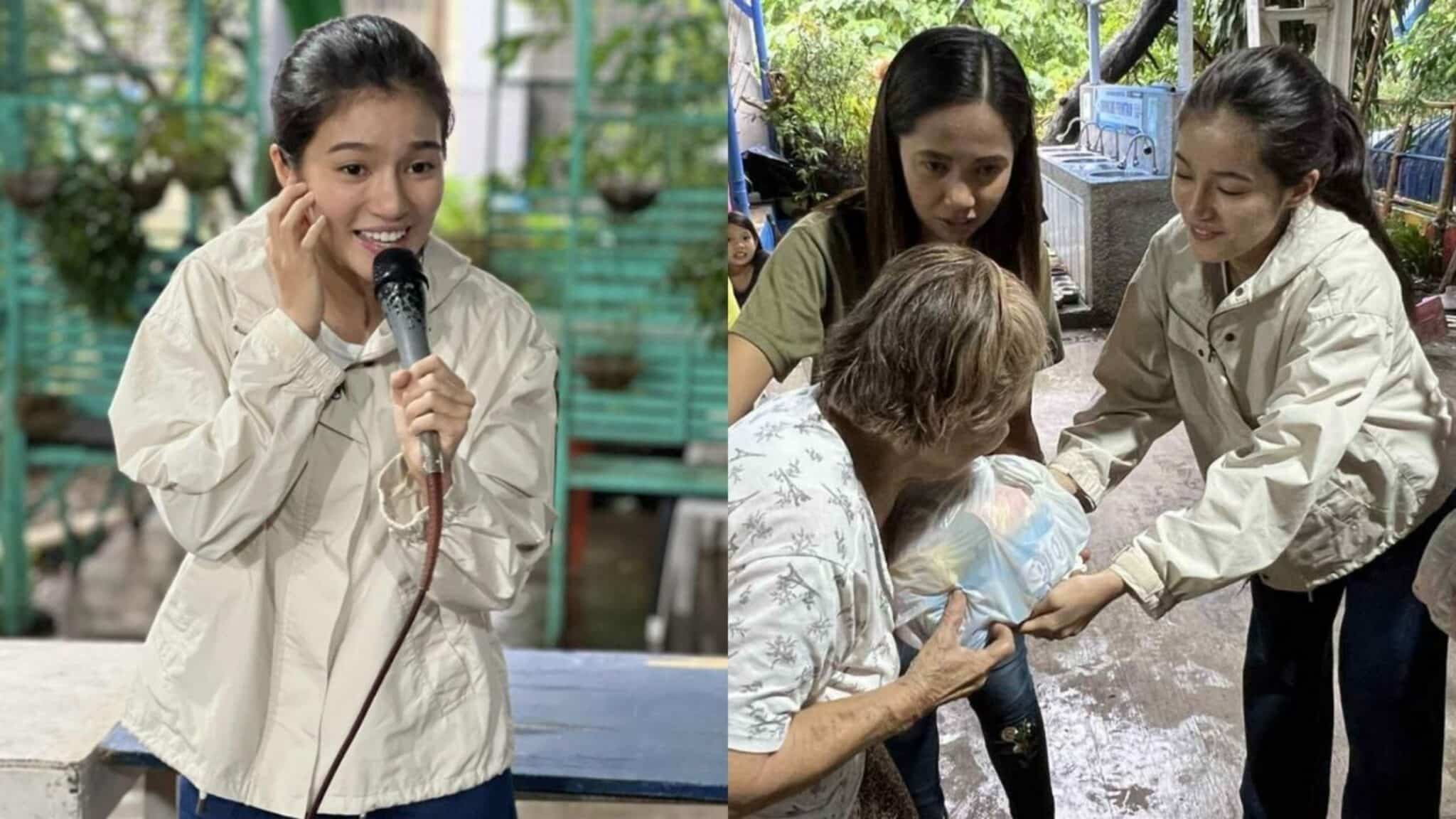 Belle namahagi ng ayuda sa mga biktima ng baha sa Taytay, Rizal