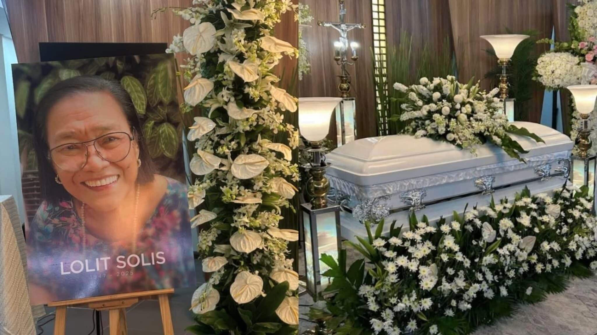 Lorna, Christopher, Lani, iba pang celebs na unang dumalaw sa burol ni Lolit Solis | Bandera