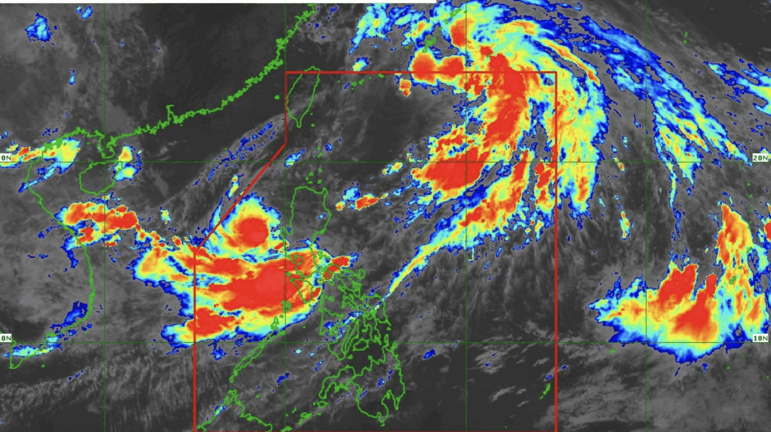 ‘Dante’ palabas na ng bansa; ‘Emong’ naging Typhoon na