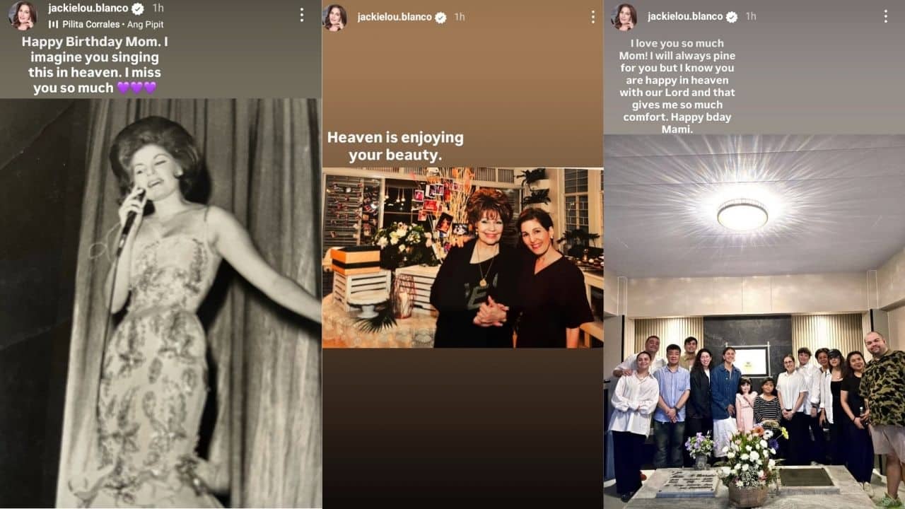 Jackie Lou Blanco sa kaarawan ng yumaong Pilita Corrales