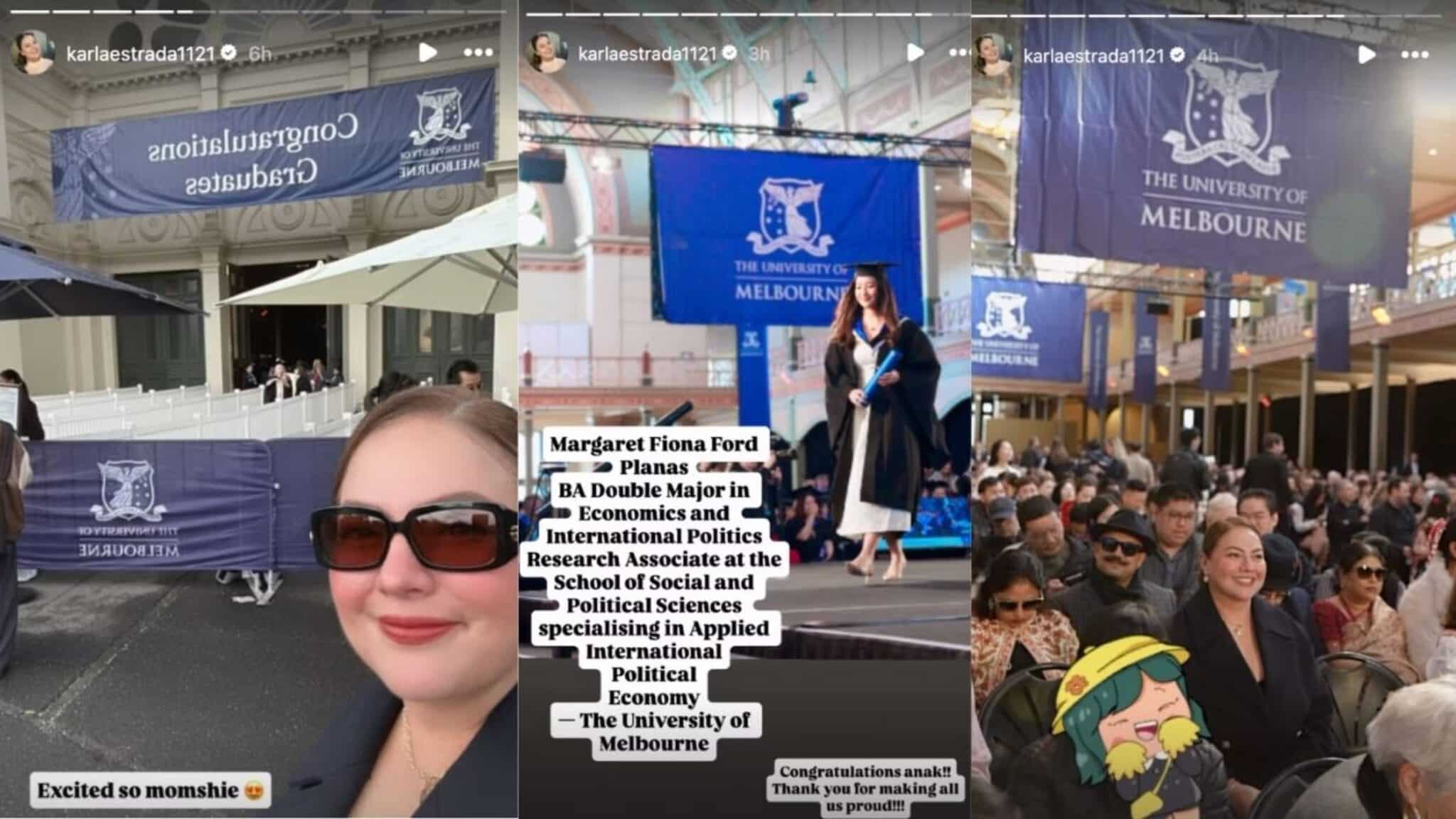 Karla proud kay Magui na nagtapos ng double major sa Australia