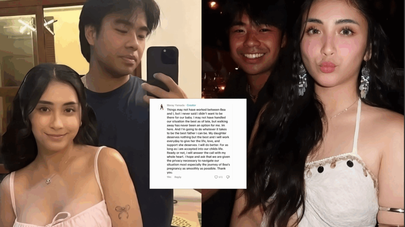 Bea Borres girl ang anak, ‘baby daddy’ naunang mag-gender reveal