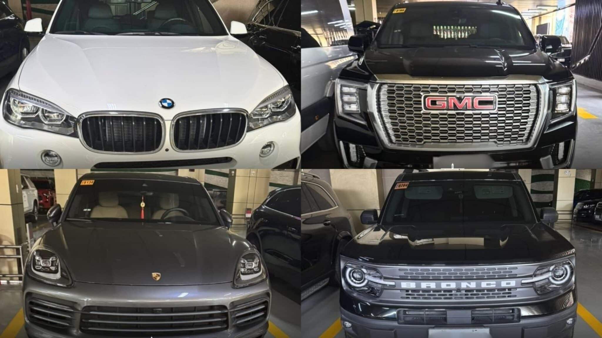 28 luxury cars ng pamilya Discaya hawak na ng Customs