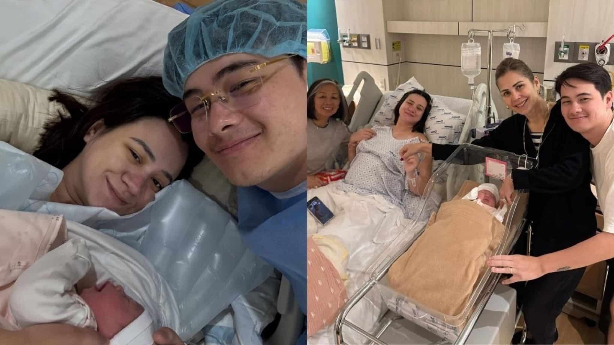 Lexi Fernandez nanganak na sa 1st baby, Maritoni certified lola na