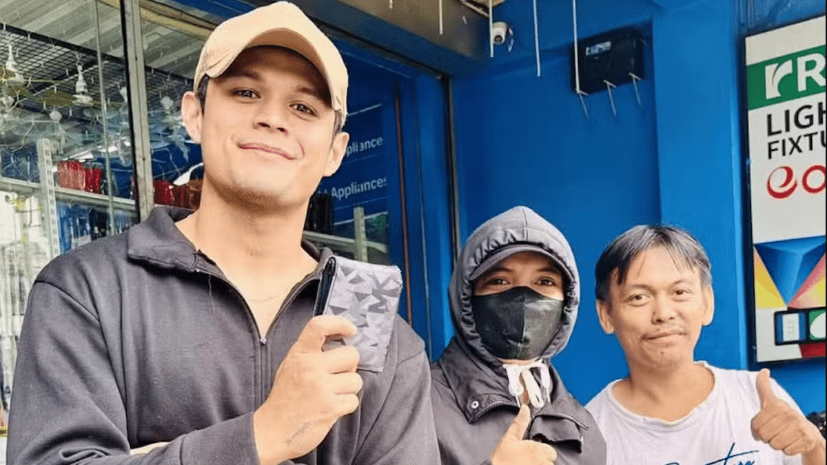 Jon Lucas thankful sa delivery rider na nagbalik ng wallet niya