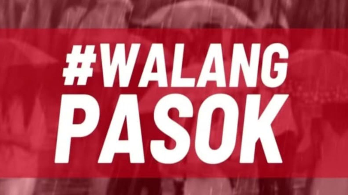 WALANG PASOK: Klase, gov't work kanselado sa Sept. 26, 27
