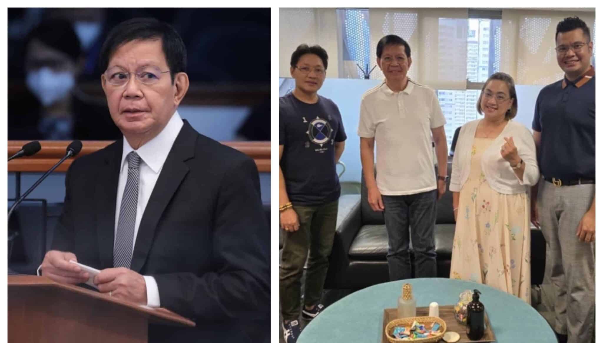 Ping umalma sa litratong inilabas ni Barzaga kasama mga Discaya