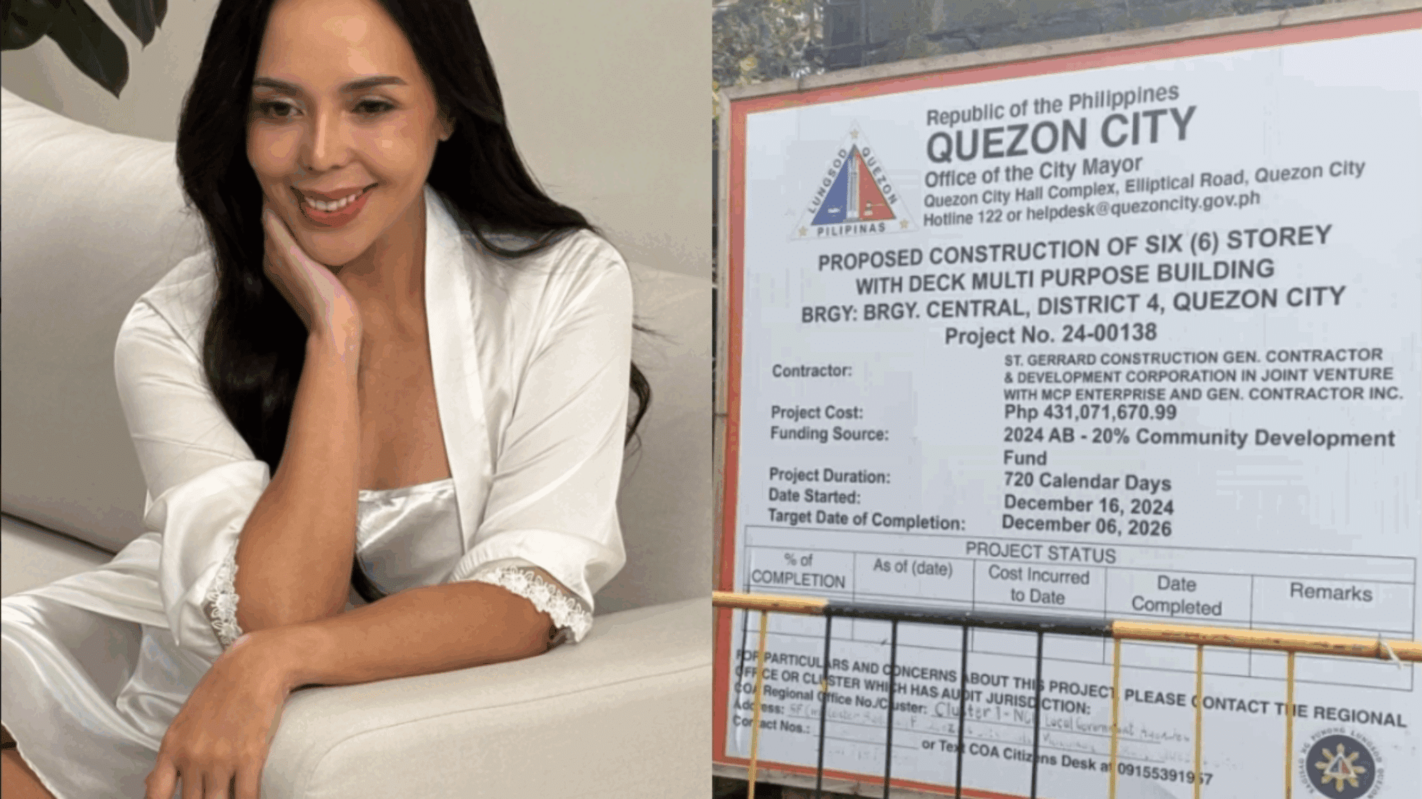 Alma Concepcion kinuwestiyon good governance nI Joy Belmonte