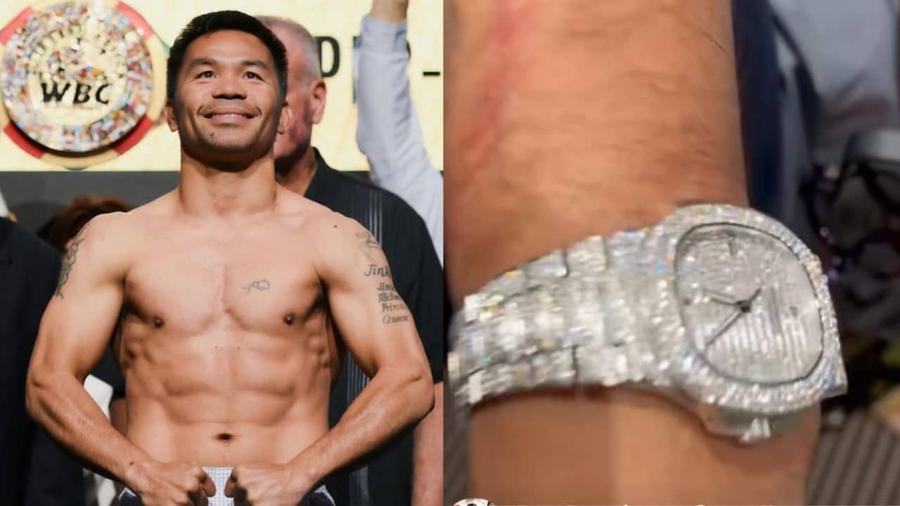 Pacman nag-flex ng luxury watch: Hindi ‘yan flood control ha!