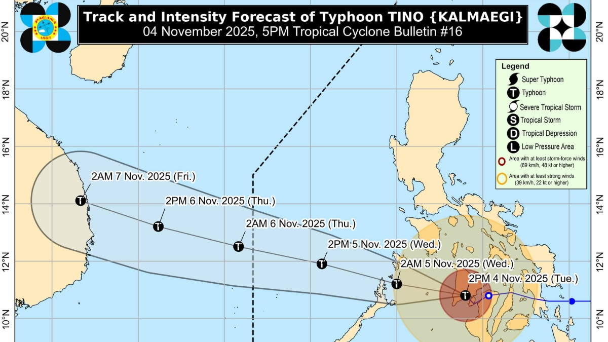 Posibleng super typhoon papasok sa PAR ngayong linggo