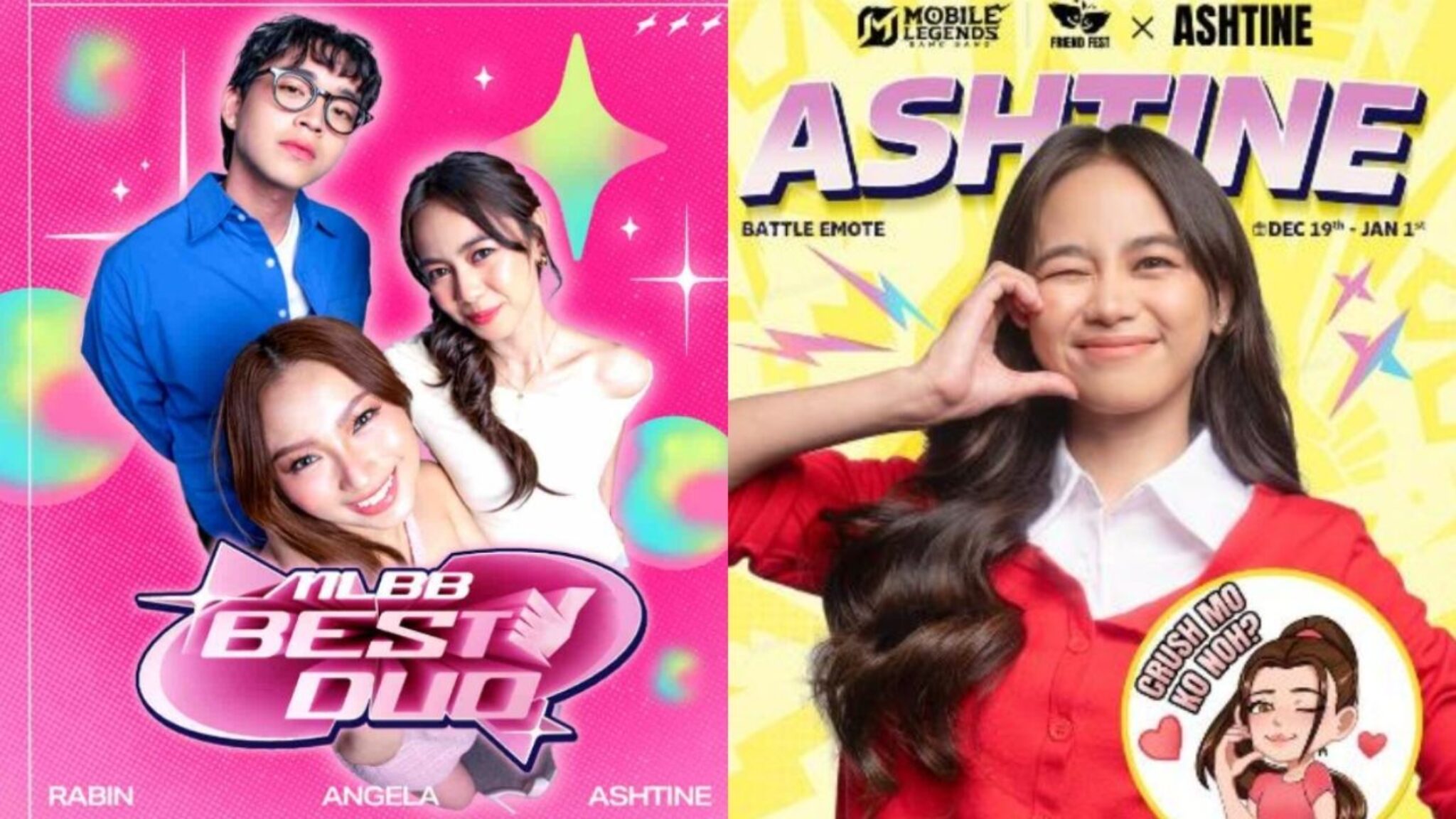 Rabin, Angela, Ashtine hatid ang saya sa ‘MLBB Friend Fest’